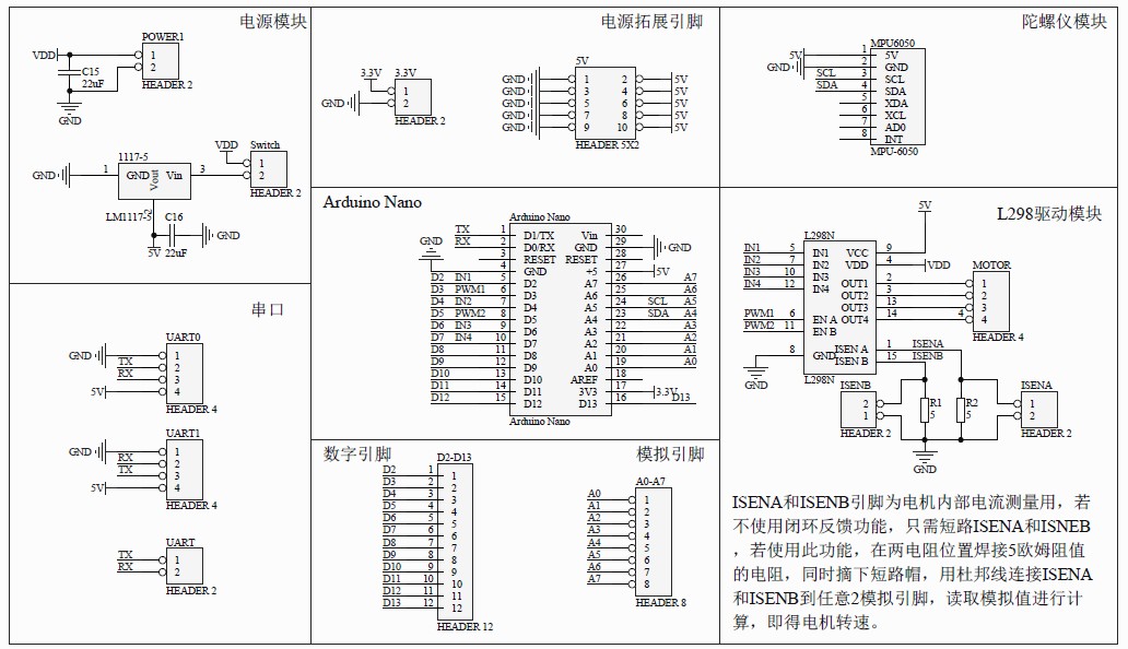 arduino Nano+mpu6050+L298的电路图和PCB，自己设计的，求指教 - Arduino - 极客工坊 - Powered ...