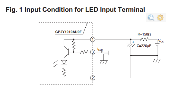 菜鸟求助，GP2Y1010AU0F与Arduino怎么连接？ - 求助区 - 极客工坊 - Powered by Discuz!