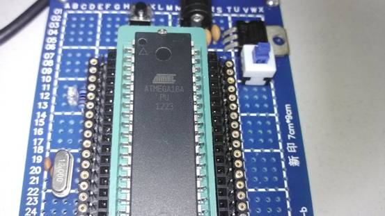 手工制作的基于Atmega16A的arduino最小系统 - Arduino - 极客工坊 - Powered by Discuz!