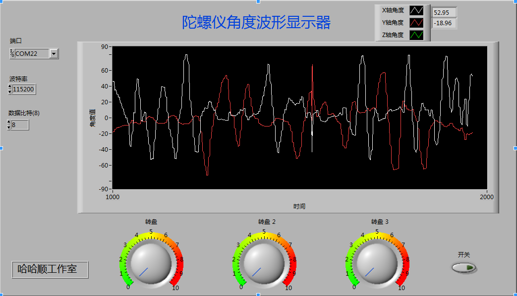 教你利用labview制作 mpu6050角度示波器 arduino采样 - LabVIEW - 极客工坊 - Powered by Discuz!