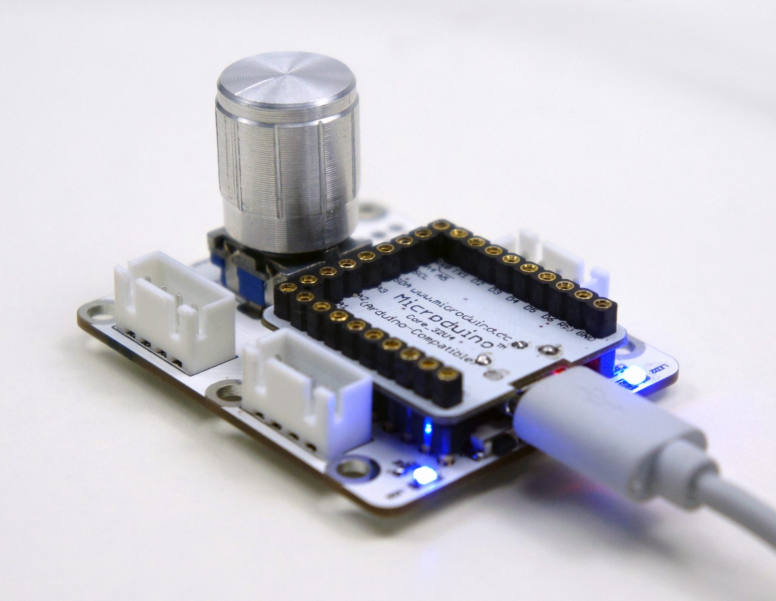 Microduino 旋转编码器控制电脑 - Arduino - 极客工坊 - Powered by Discuz!