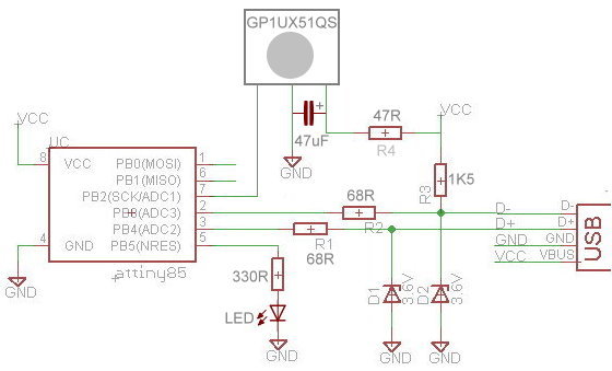 Digispark红外接收器 - Arduino - 极客工坊 - Powered by Discuz!