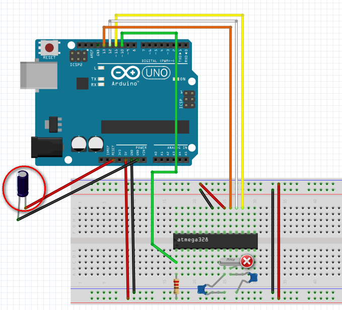 用UnoR3向ATmega 328P-PU烧录bootloader的笔记 - Arduino - 极客工坊 - Powered by Discuz!