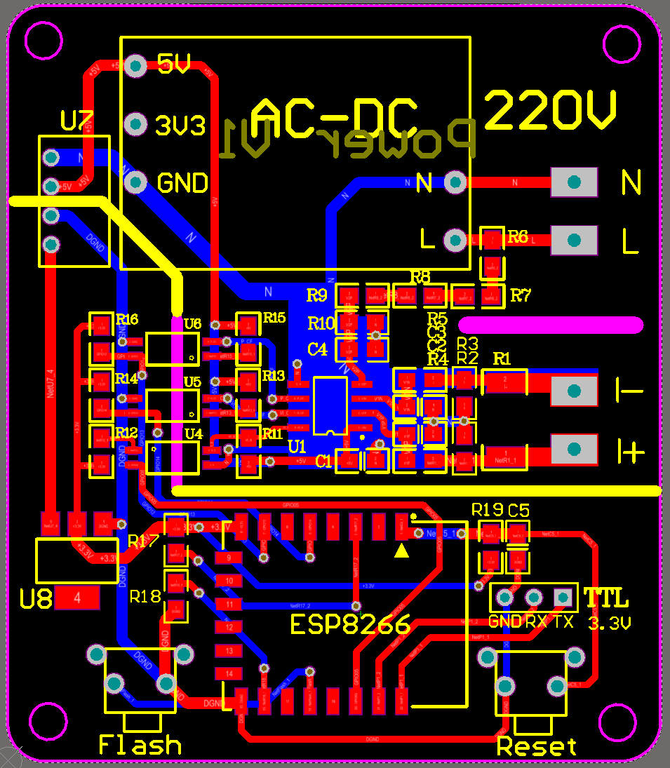 基于HLW8012的家用电量计量板子 - Arduino - 极客工坊 - Powered by Discuz!