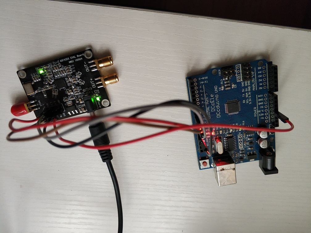 用arduino开发锁相环电路芯片ADF4351,做35M-----4.4G信号发生器 - Arduino - 极客工坊 - Powered ...